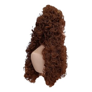King Louis XIV Light Brown High Wig - 1700s 18th Century Extra Length ...