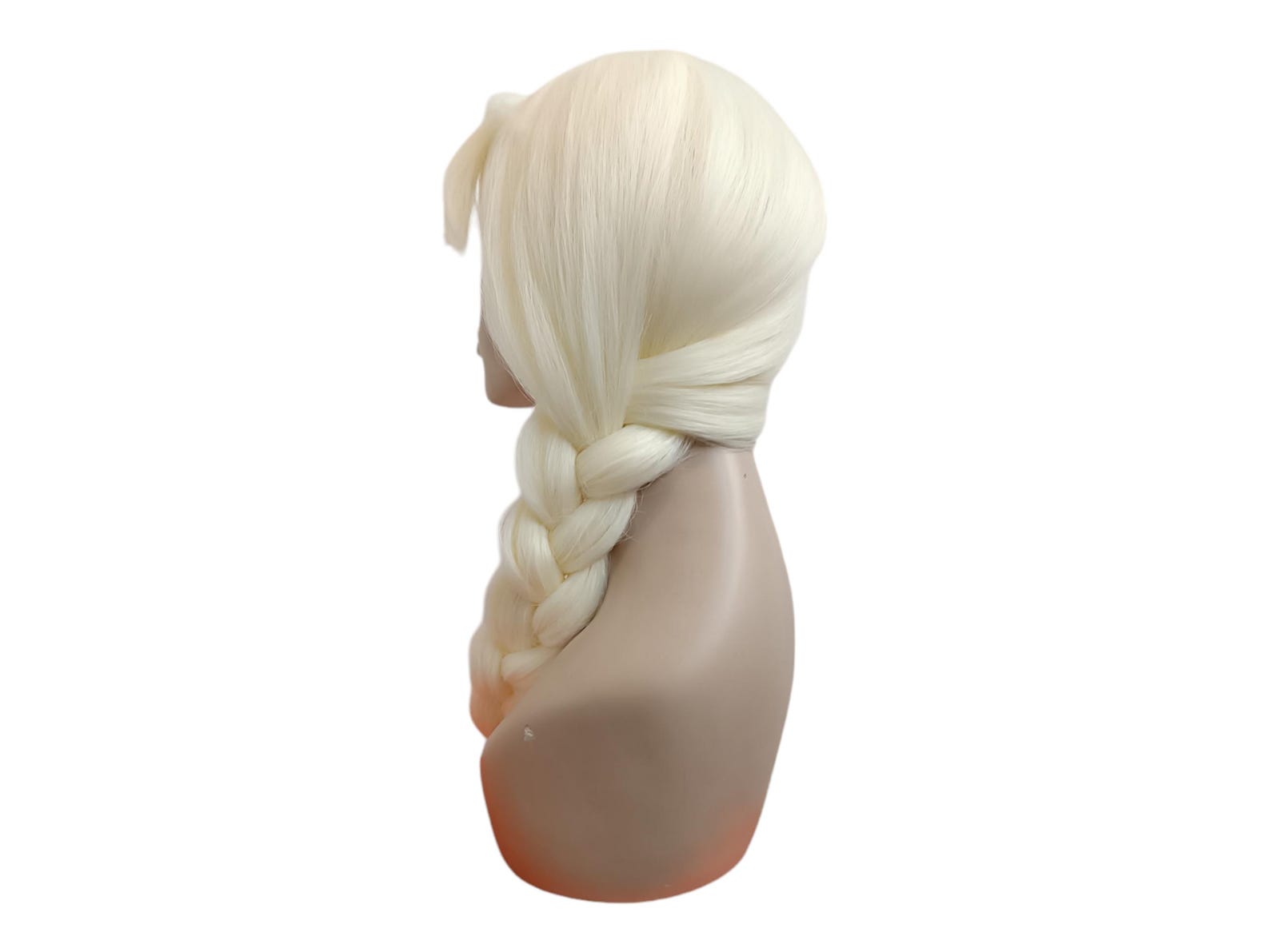 Ice Princess Ivory White Long Braid Cosplay Heat Resistant Wig - Etsy