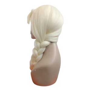 Ice Princess Ivory White Long Braid Cosplay Heat Resistant Wig - Etsy
