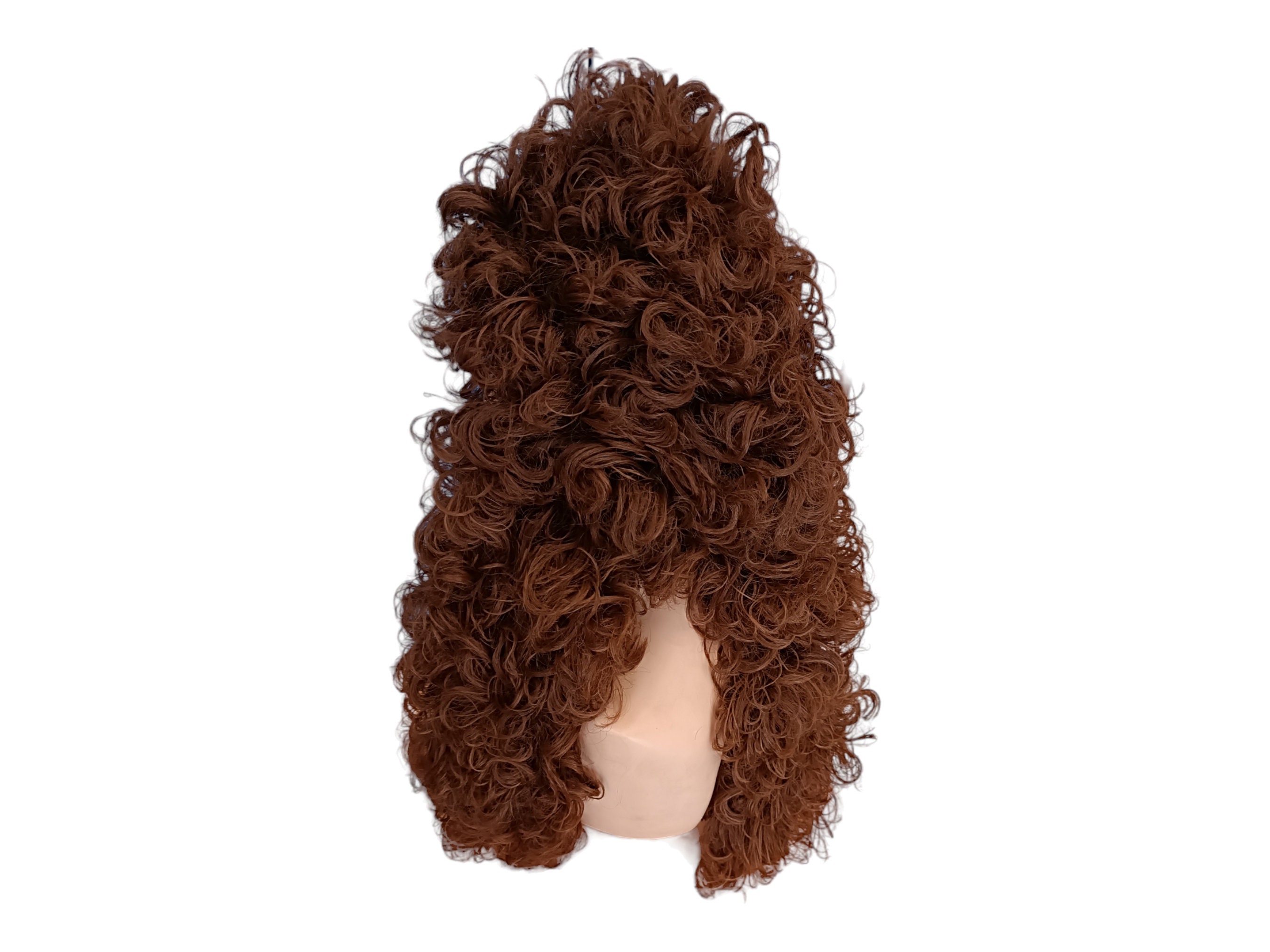 King Louis XIV Light Brown High Wig - 1700s 18th Century Extra Length ...