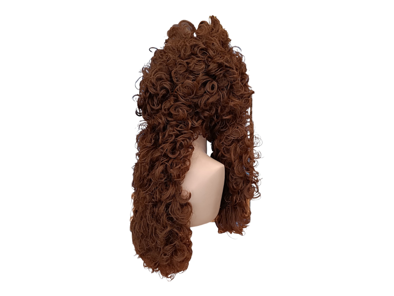 King Louis XIV Light Brown High Wig - 1700s 18th Century Extra Length ...
