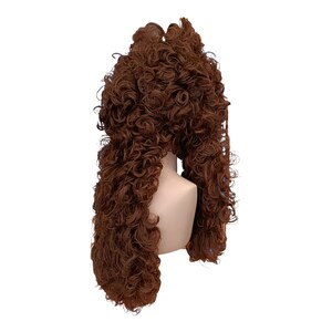 King Louis XIV Light Brown High Wig - 1700s 18th Century Extra Length ...