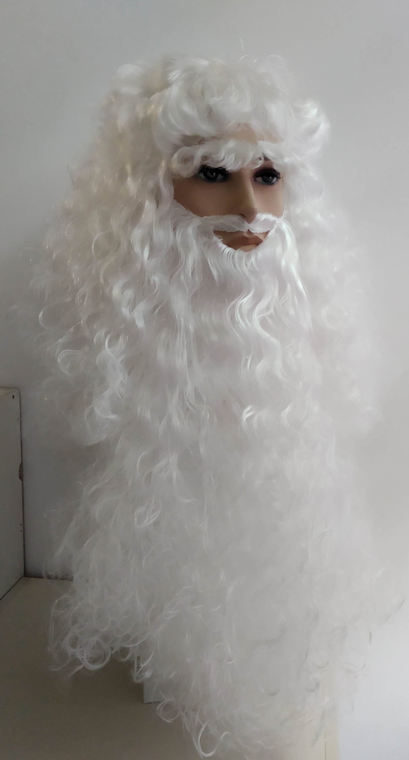 Professional Santa Claus' Set Wig Beard and Eyebrows - Etsy