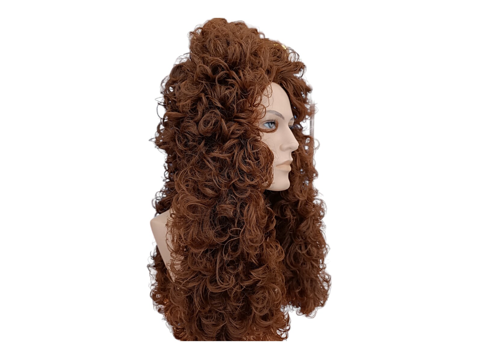 King Louis XIV Light Brown High Wig - 1700s 18th Century Extra Length ...