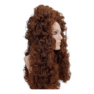 King Louis XIV Light Brown High Wig - 1700s 18th Century Extra Length ...