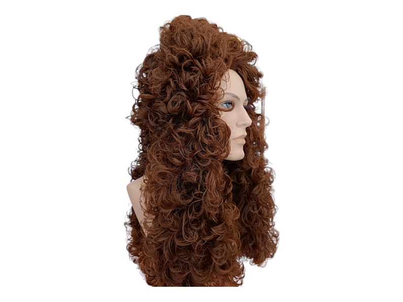 King Louis XIV Light Brown High Wig - 1700s 18th Century Extra Length ...