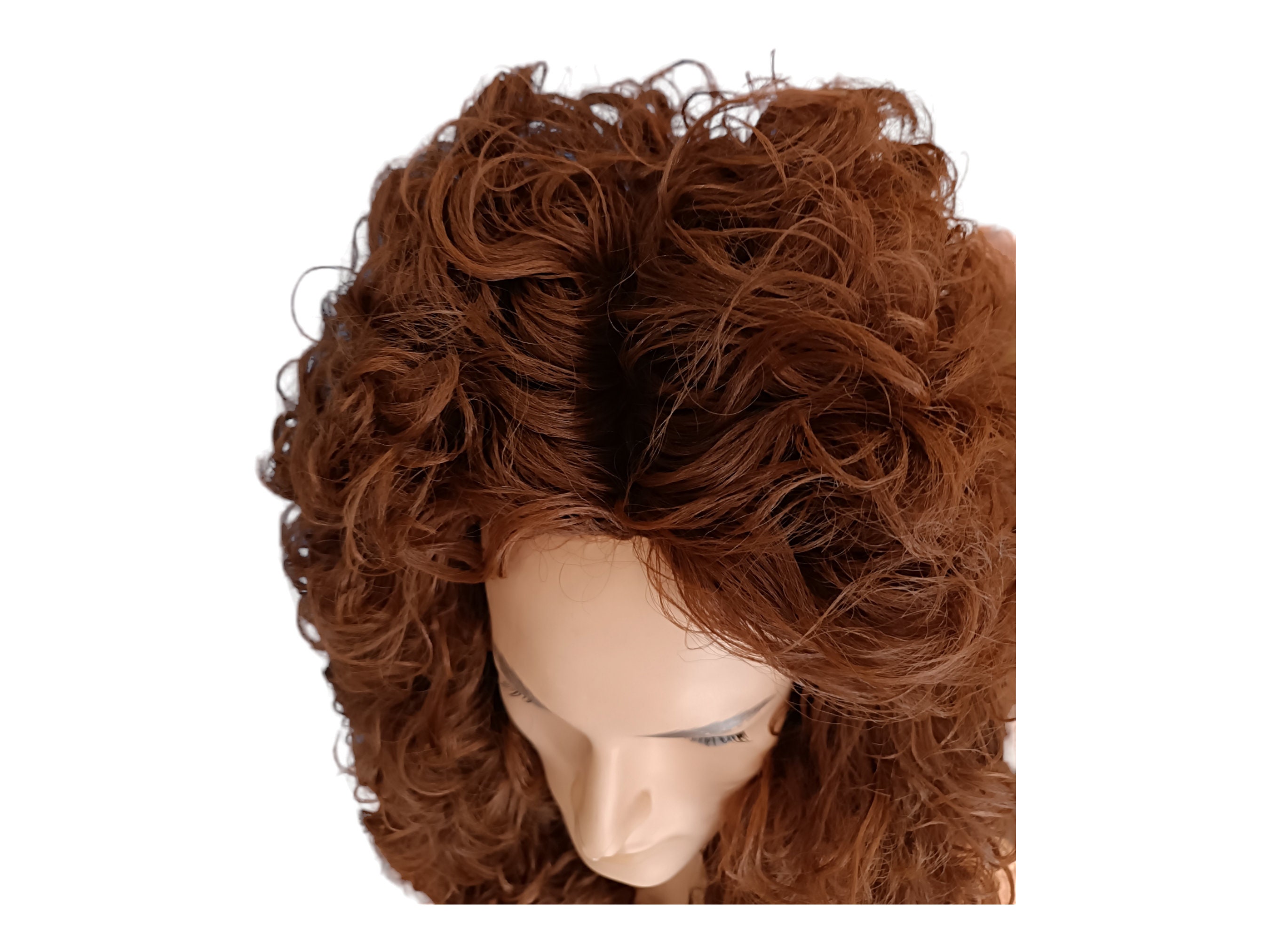 King Louis XIV Light Brown High Wig - 1700s 18th Century Extra Length ...