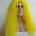 Elvira Yellow Long Texturised Costume Party Wig Made to Order in One ...