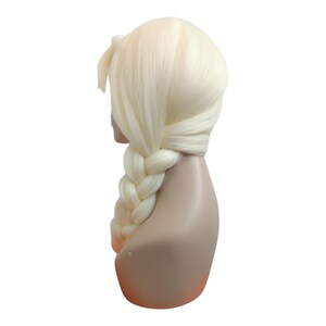 Ice Princess Ivory White Long Braid Cosplay Heat Resistant Wig - Etsy
