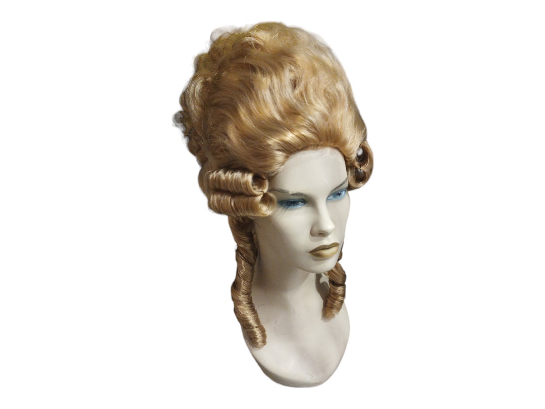 Marie Antoinette-dirty Blonde Rococo Wig With Elegant Curls and Braids ...