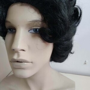 Florence Napoleonic Period Curly Black Wig - Etsy