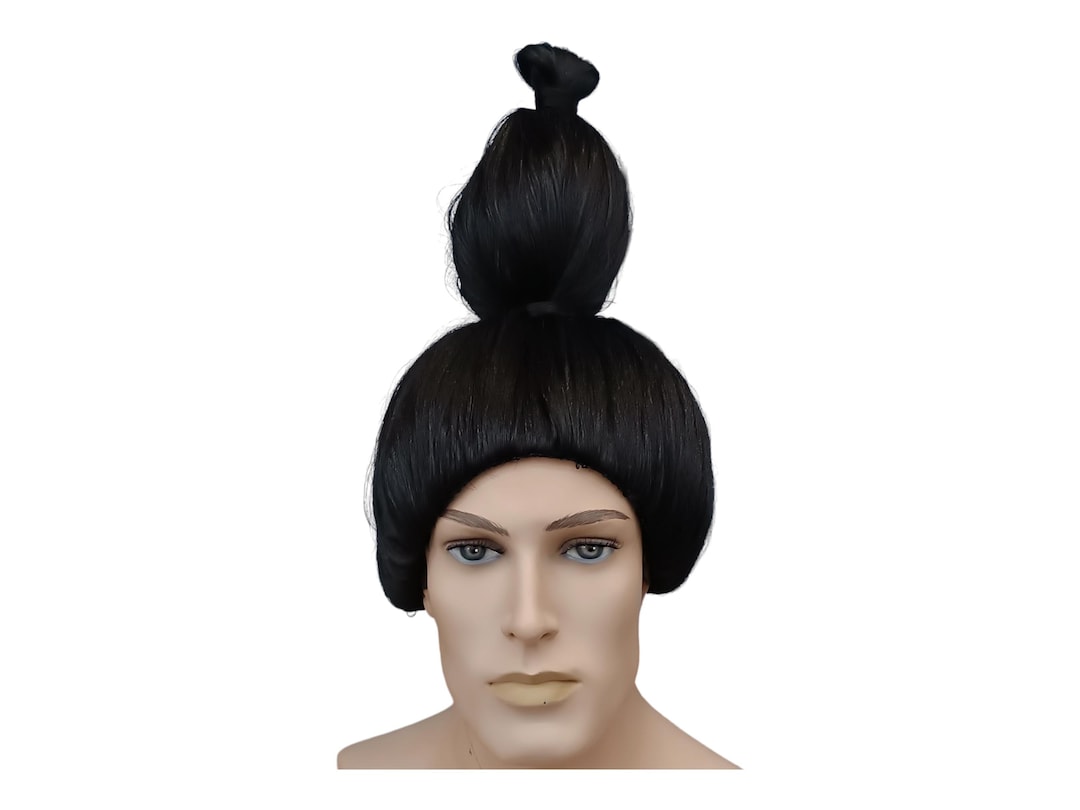 Sumo Chonmage Topknot Wig | High-quality Synthetic Hair - Etsy