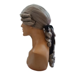 Authentic Gray Extra Long Period Luis XVI Wig | Authentic Nobleman ...