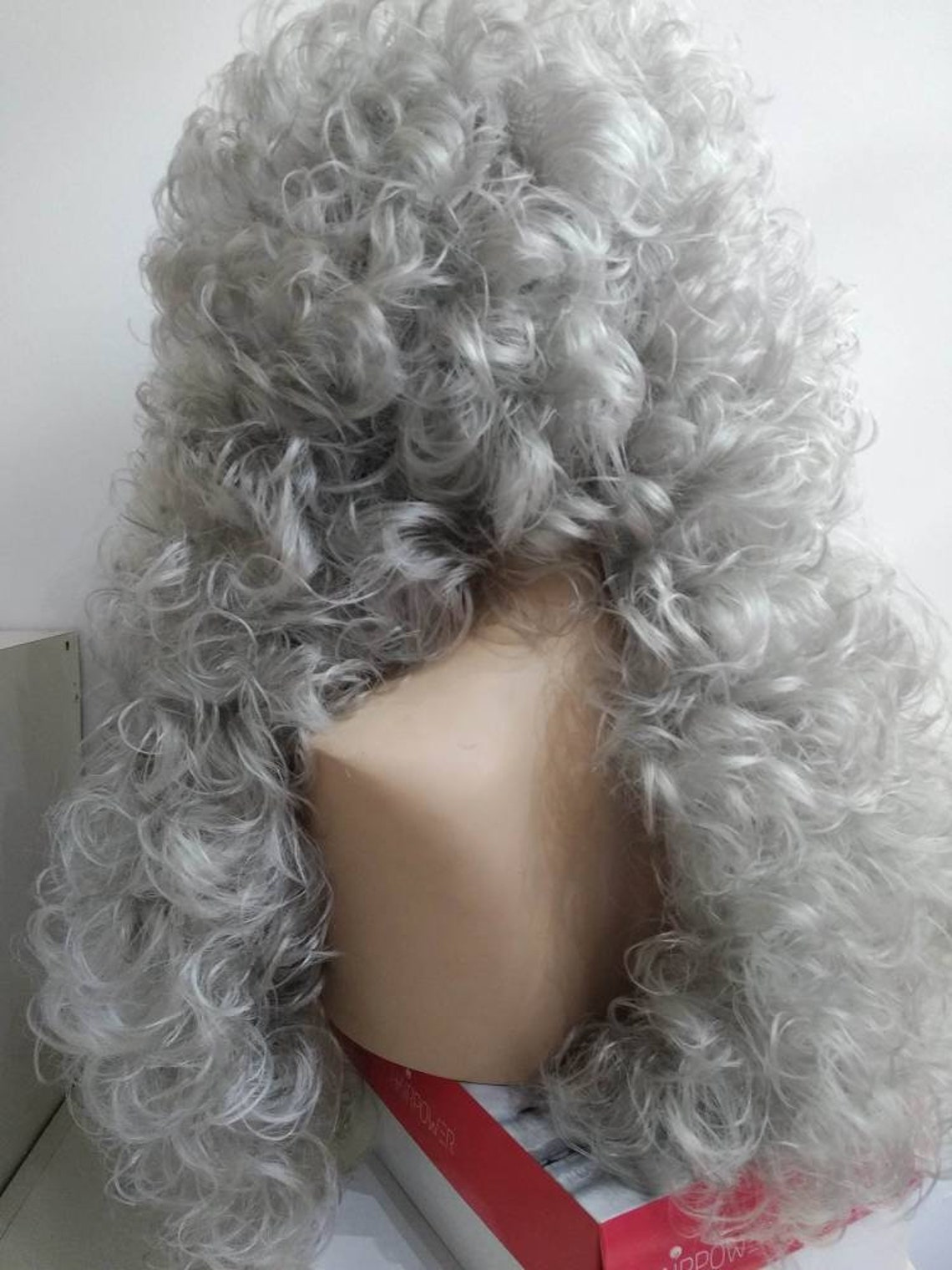 Regency Colonial Gray Wig - Etsy