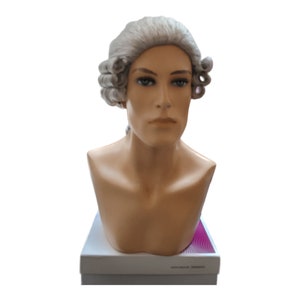 Authentic Gray Extra Long Period Luis XVI Wig | Authentic Nobleman ...
