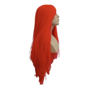 Jessica Fire Red Long Straight Cosplay Costume Wig - Etsy