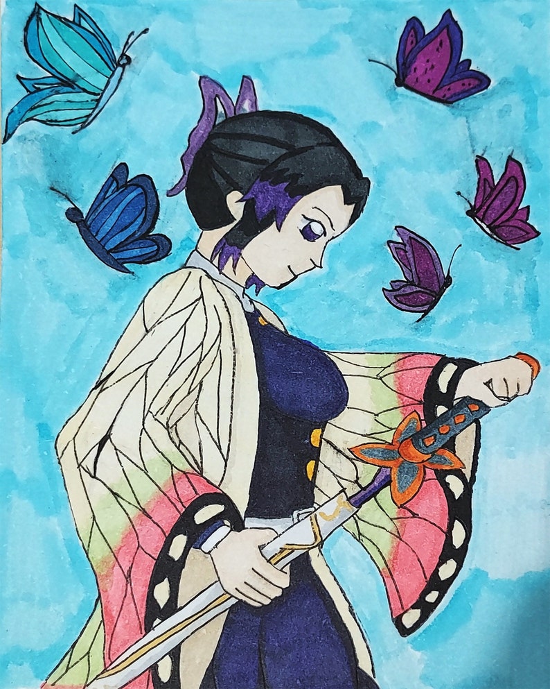 Bespoke Unofficial Demon Slayer Concept Art - Etsy