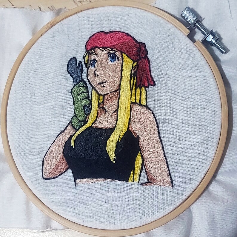 Bespoke Unofficial Custom Handmade Fullmetal Alchemist Influenced Embroideries - Etsy