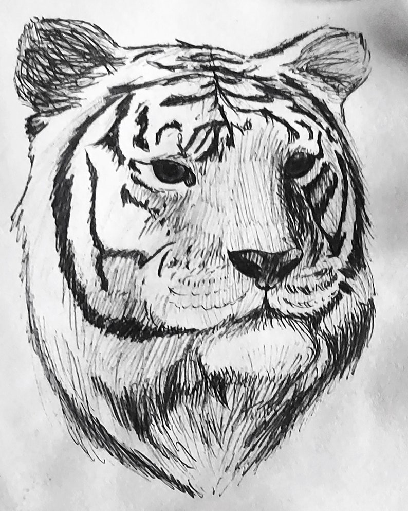 Tonal Animal Portraits Art - Etsy