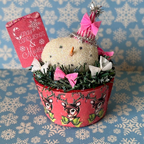 Miniature Snowman - Etsy