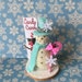 1:12 Christmas Snowman & Candy Cane Stand Decoration, 1/12th Scale ...
