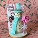 1:12 Christmas Snowman & Candy Cane Stand Decoration, 1/12th Scale ...