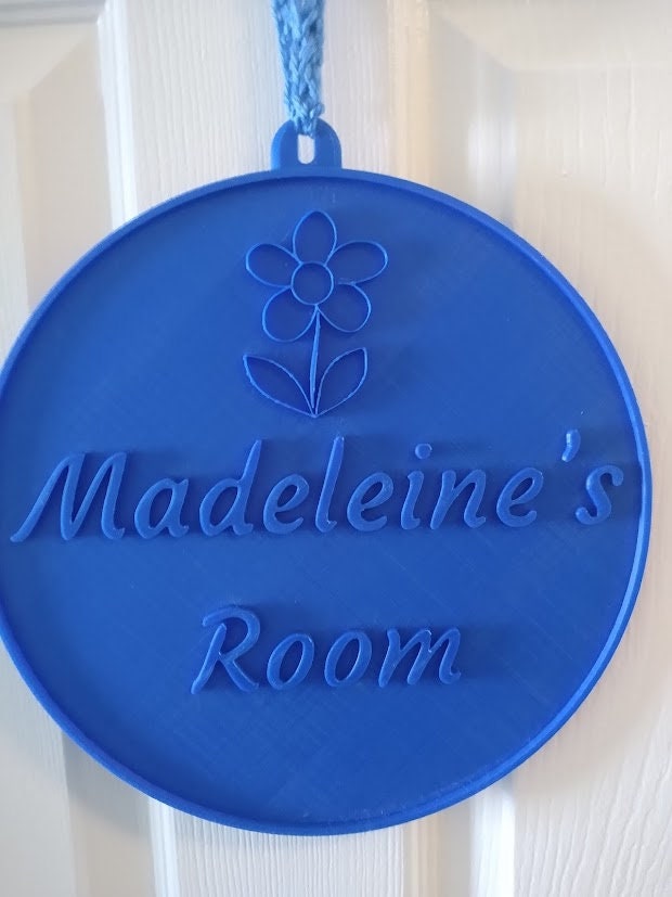 Custom 3D Printed Wall Sign - Etsy