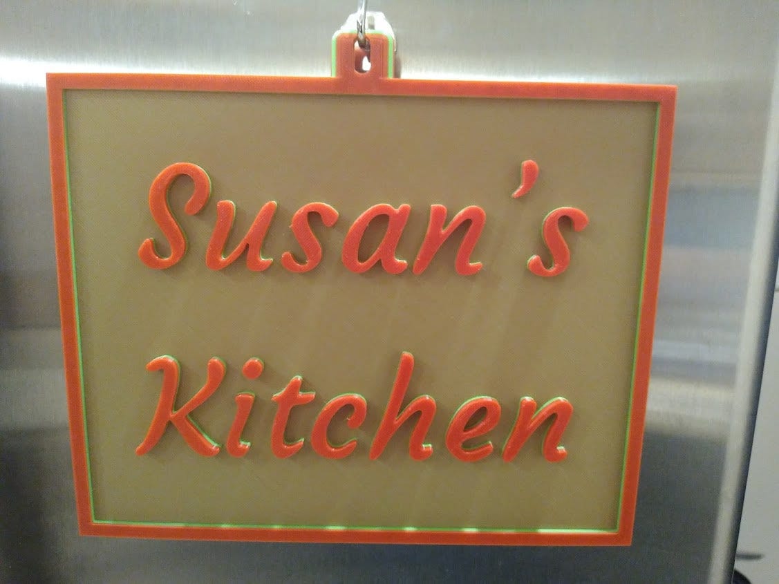 Custom 3D Printed Wall Sign - Etsy