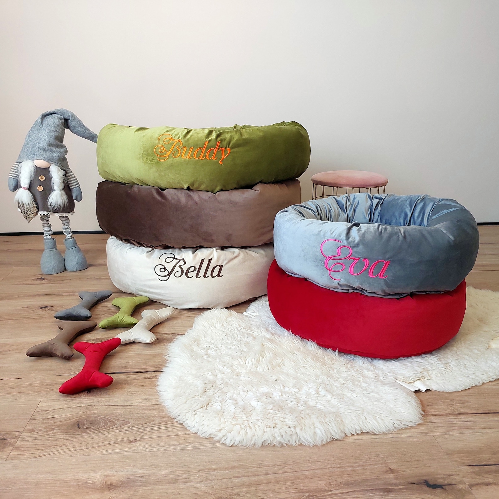 Red Dog Bed: Personalized Luxury for Your Furry Friend With ...