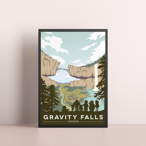 Gravity Falls National Park Poster - Etsy