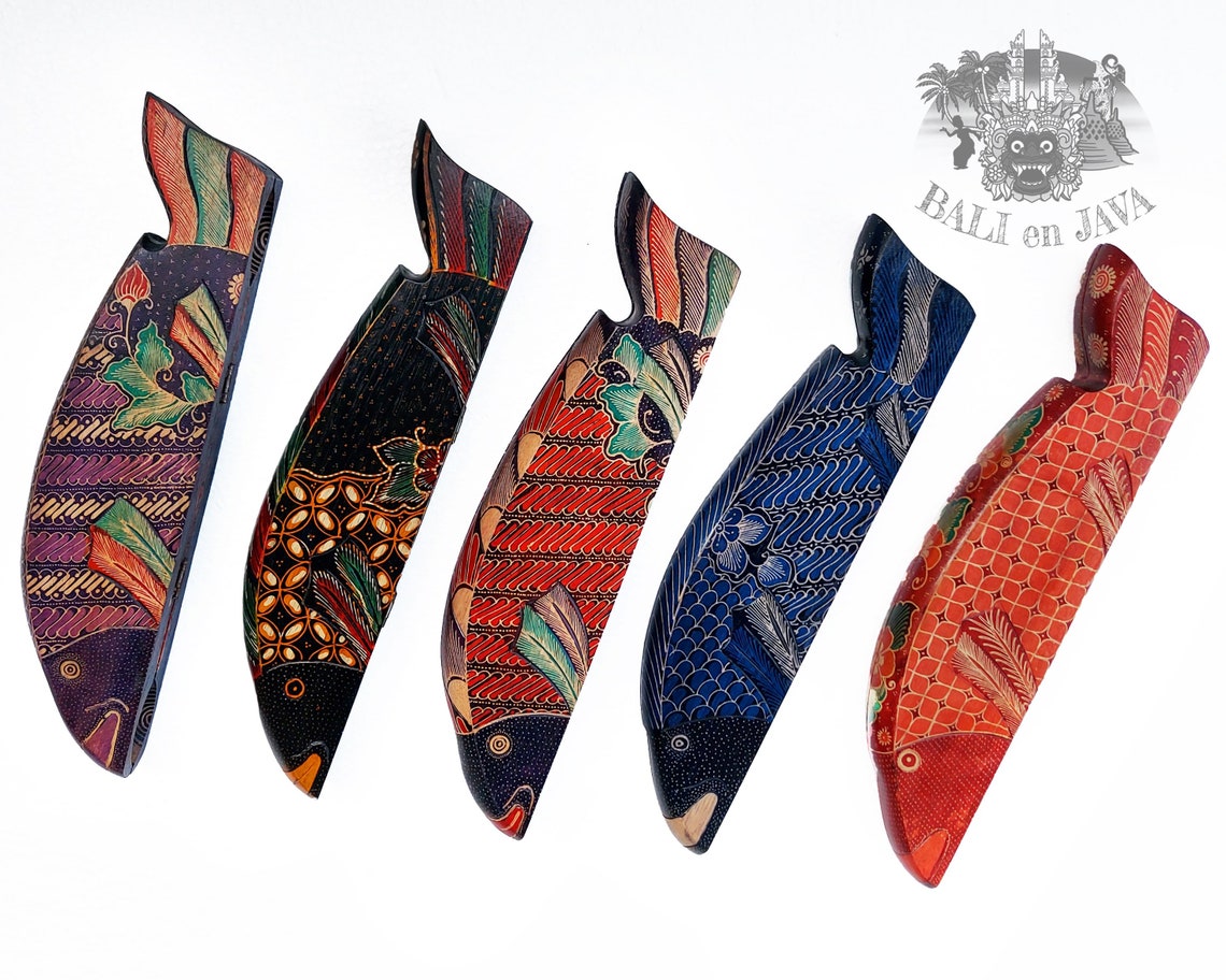 Mancala Fish Vintage Wooden Asian Congkak Kalaha Oware Sungka Board ...