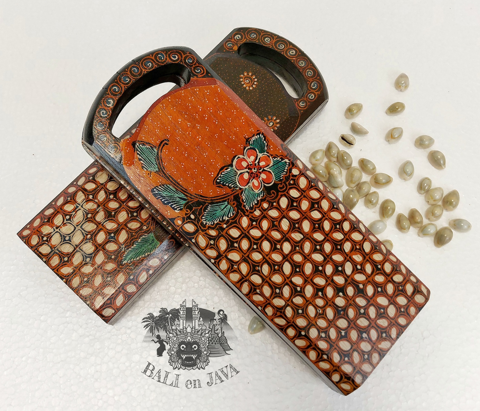 Mancala Vintage Wooden Asian Congkak Sungka Kalaha Oware Board Game ...