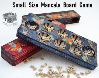 Mancala Vintage Wooden Asian Congkak Sungka Kalaha Oware Board - Etsy