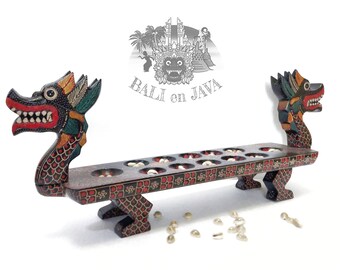 Mancala Vintage Wooden Asian Congkak Sungka Kalaha Oware Board - Etsy