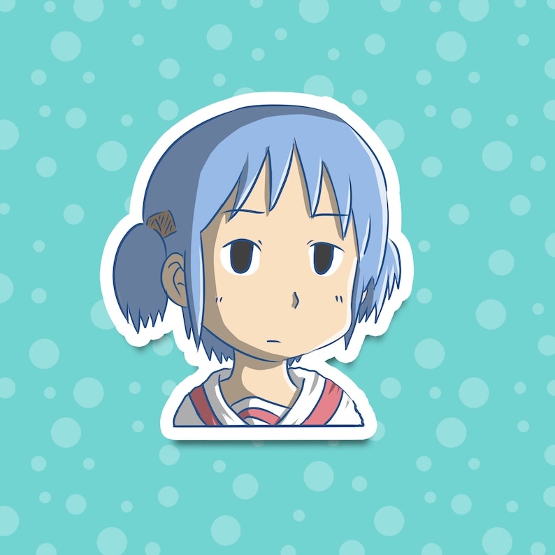 Nichijou Characters Anime Stickers Yuuko Mio Sakamoto - Etsy