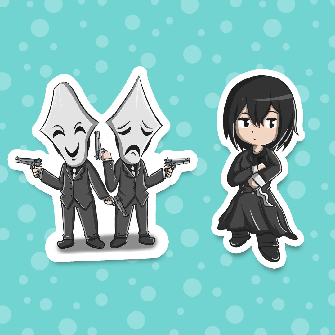 Trese Filipino Anime Stickers -trese & Kambal Twins Chibi | High ...