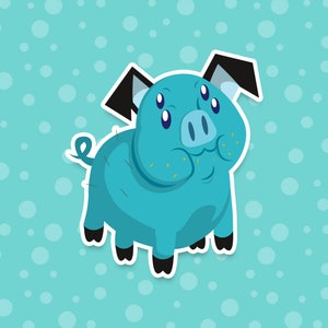 Kipo Chibi Cartoon Stickers - Kipo, Wolf, and Mandu | High Quality ...