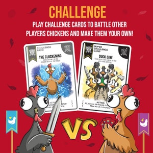 Chicken Challengers - A Family and Friends Party Card Game for Teens ...