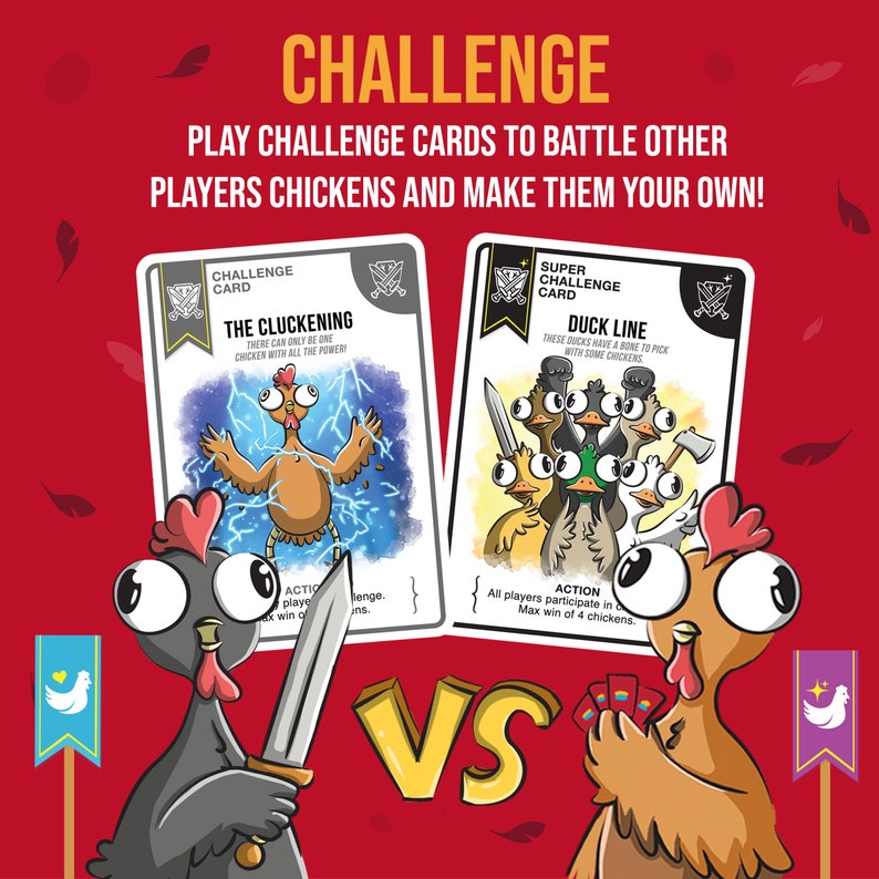 Chicken Challengers - A Family and Friends Party Card Game for Teens ...