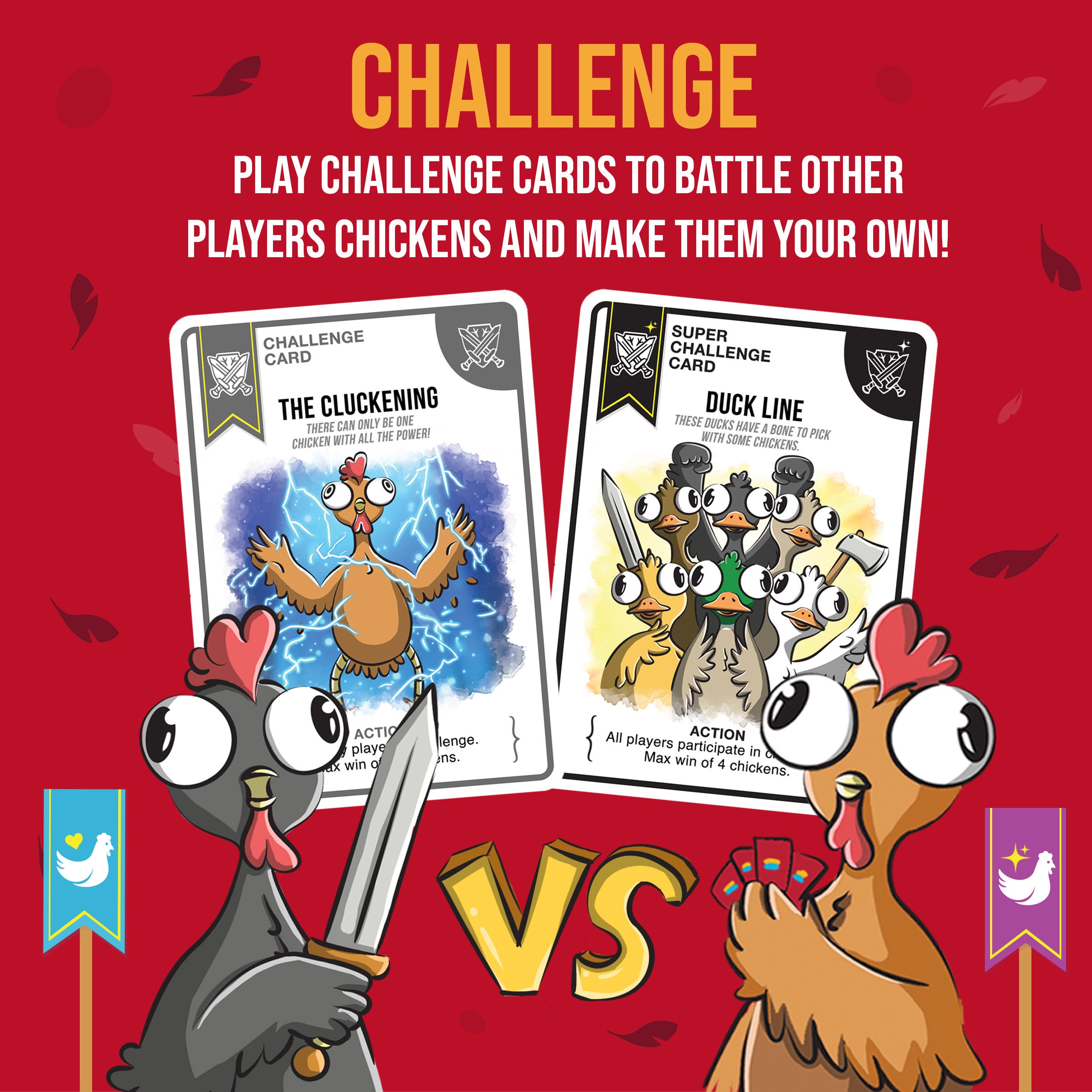 Chicken Challengers A Family and Friends Party Card Game for - Etsy