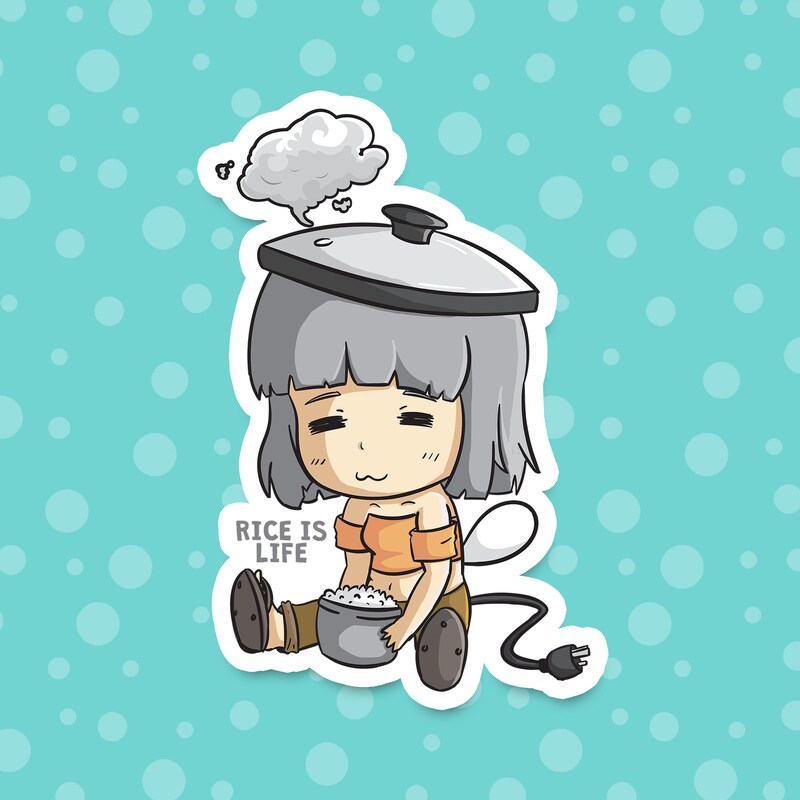 Rice Cooker Decal - Etsy