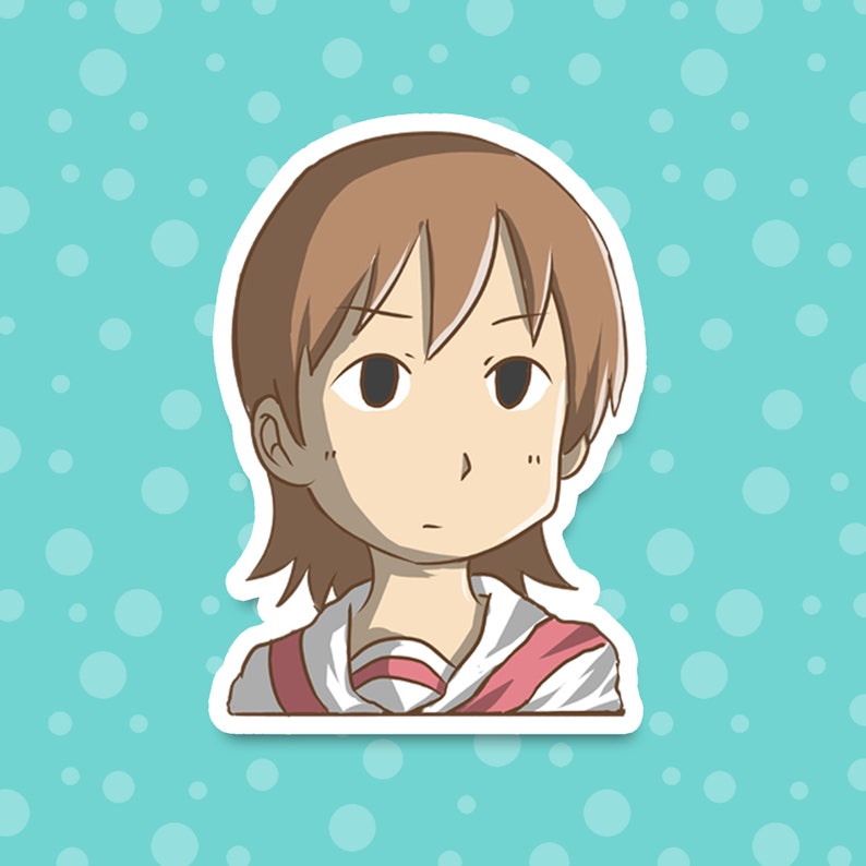 Nichijou Characters Anime Stickers Yuuko Mio Sakamoto - Etsy