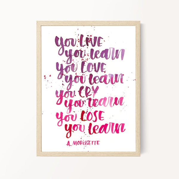 Lettering Lyrics - Etsy