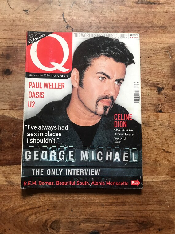 Vintage Q Music Magazine Dec 1998 Issue 147 George Michael Etsy Vintage Q Music Magazine Dec 1998 Issue 147 George Michael Etsy