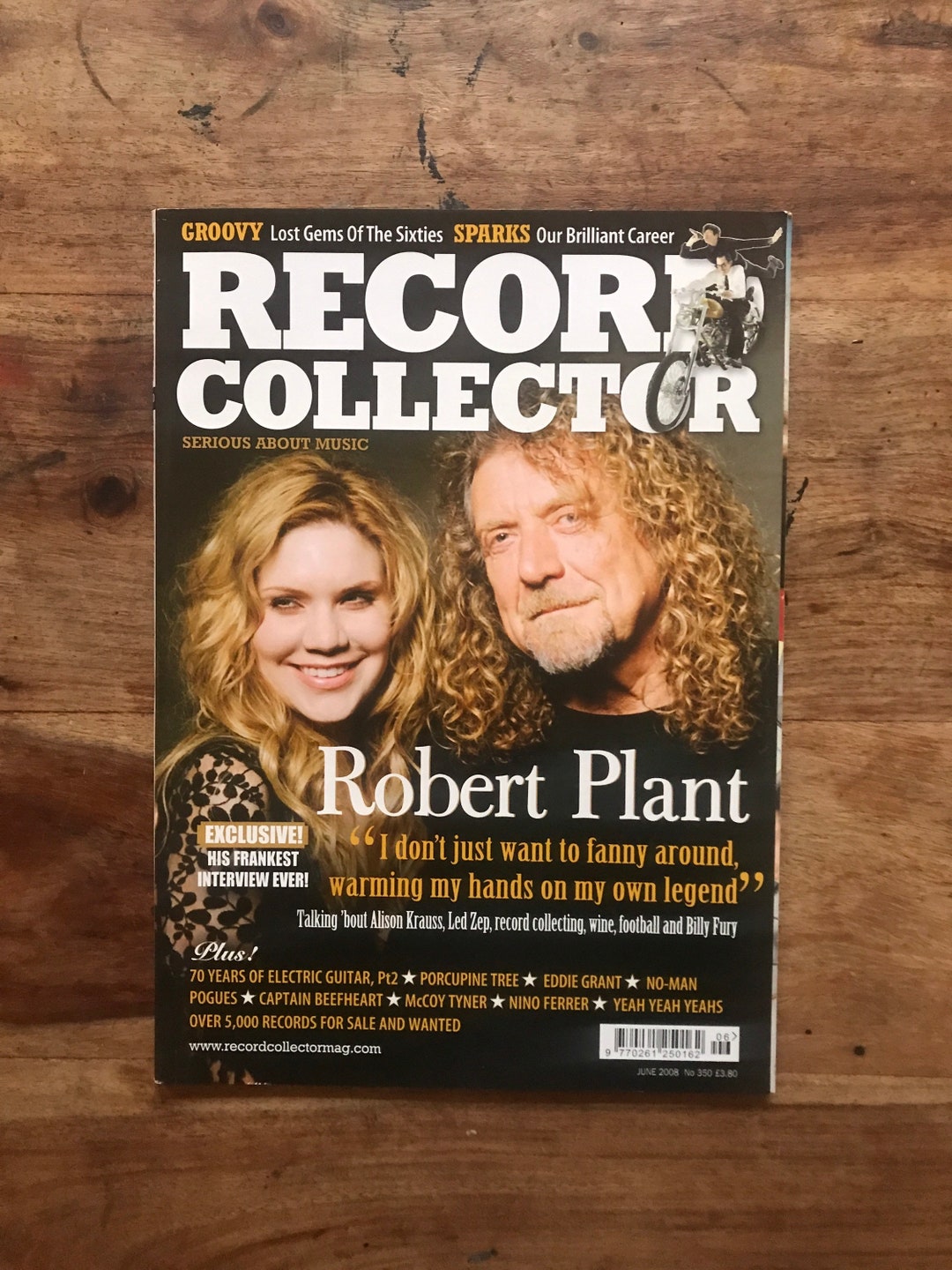 Vintage Record Collector Magazine #350 Jun 2008 - Robert Plant, Alison ...