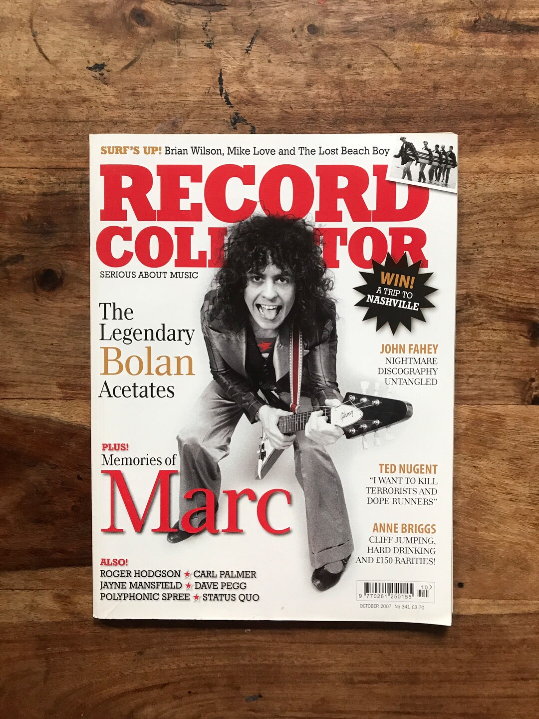 Vintage Record Collector Magazine #341 Oct 2007 - Marc Bolan, T-rex ...
