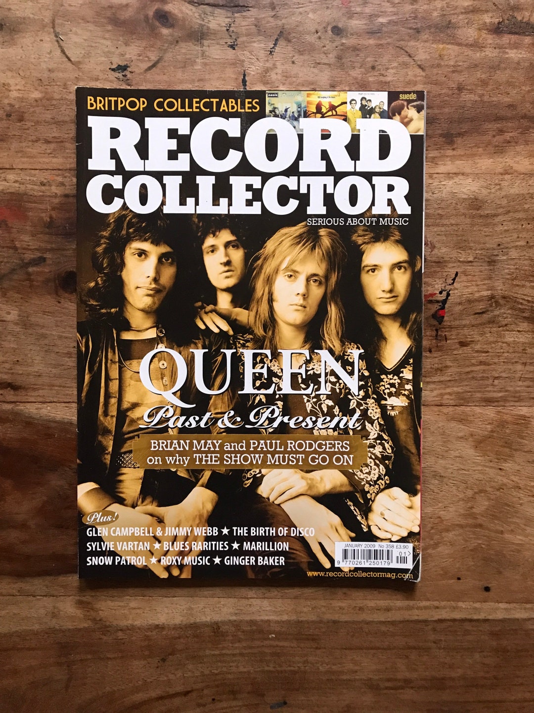 Vintage Record Collector Magazine #358 Jan 2009 - Queen, 90s Britpop ...