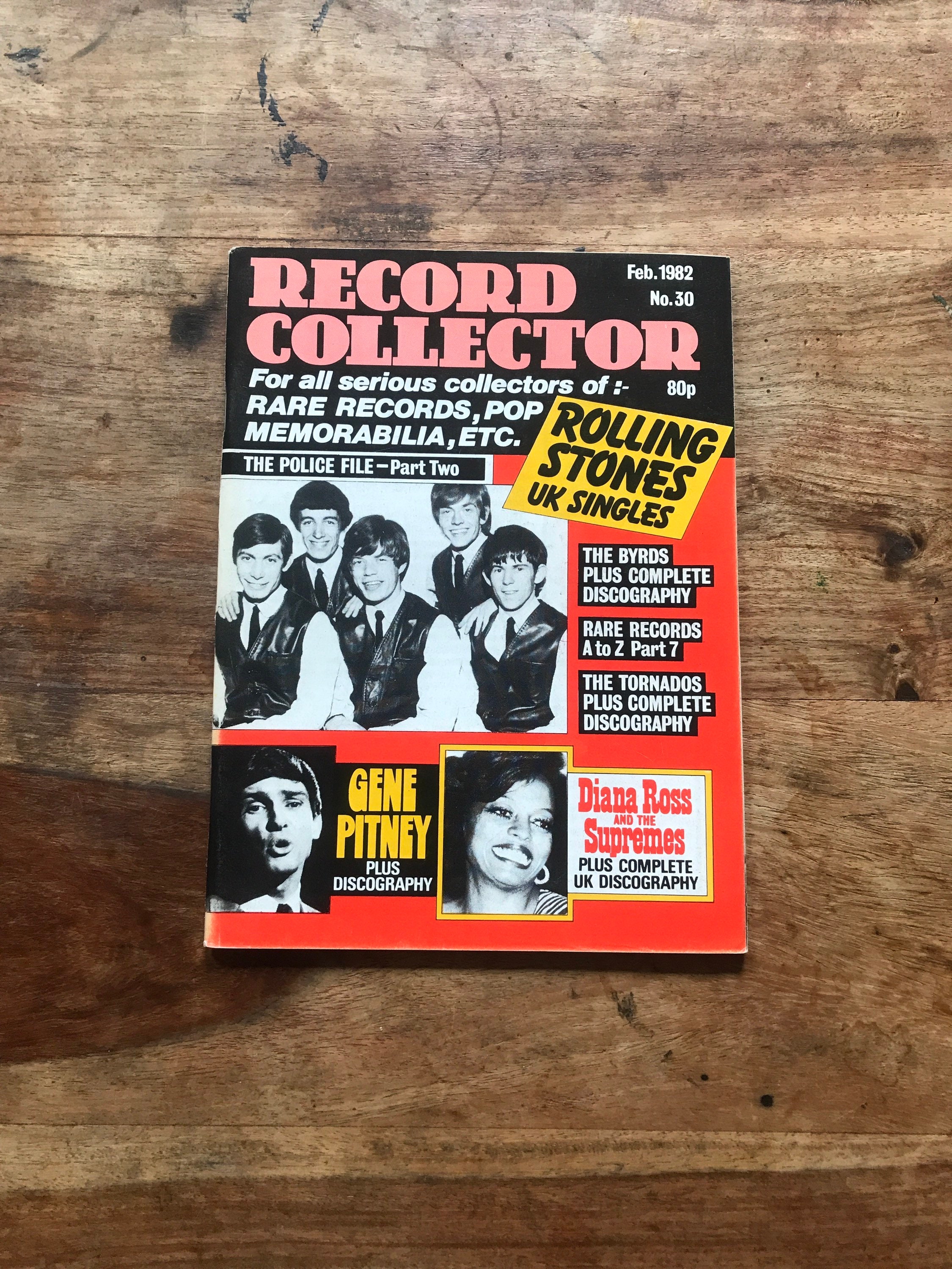 Vintage Record Collector Magazine Feb 1982 - Rolling Stones Uk Singles ...