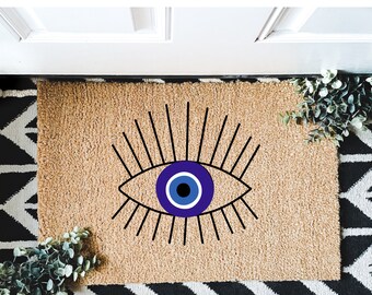 Evil Eye Doormat - Etsy