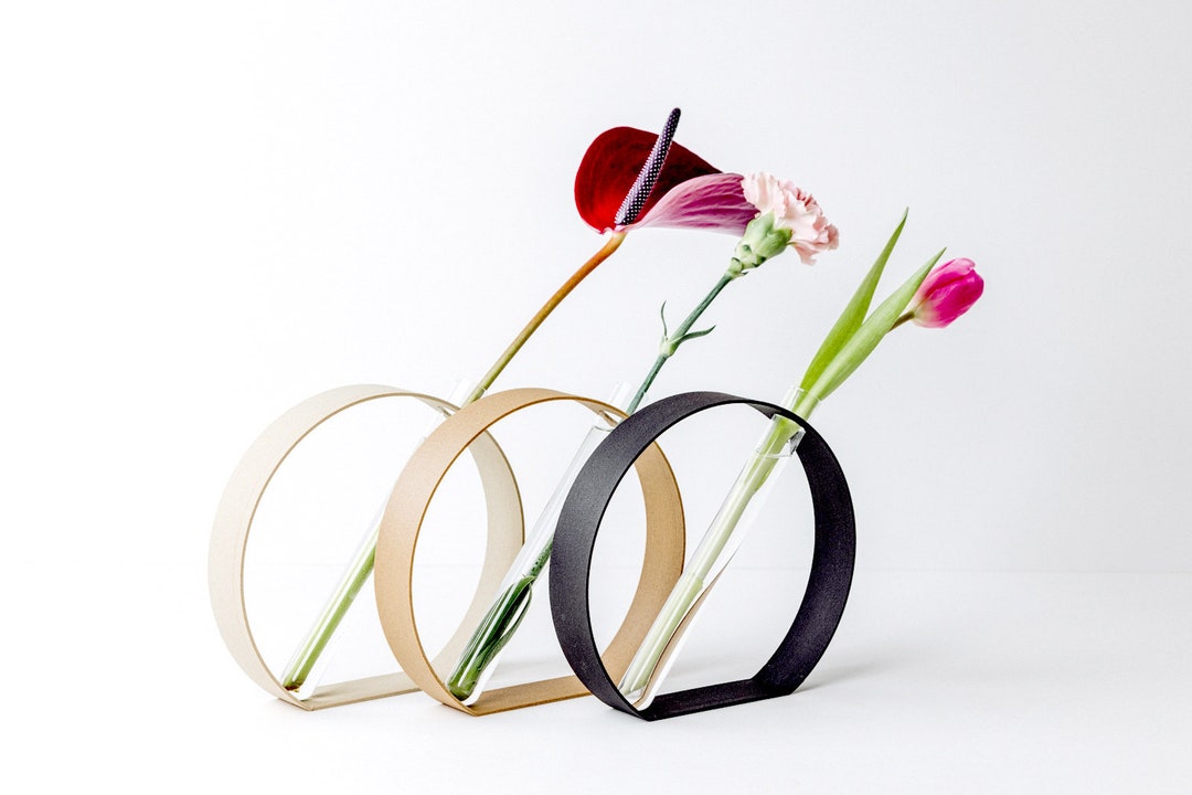 Vase for Mono Flower - Round Soliflore Original Home Decoration - 3D ...